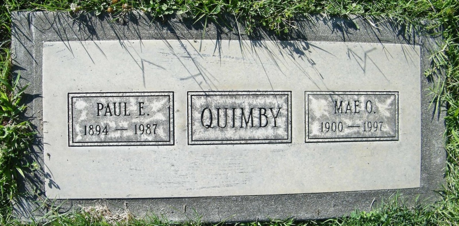 ESDA | Quimby, Paul Elmore (1894–1987) and Mae Ordelia (Henise) (1900–1997)